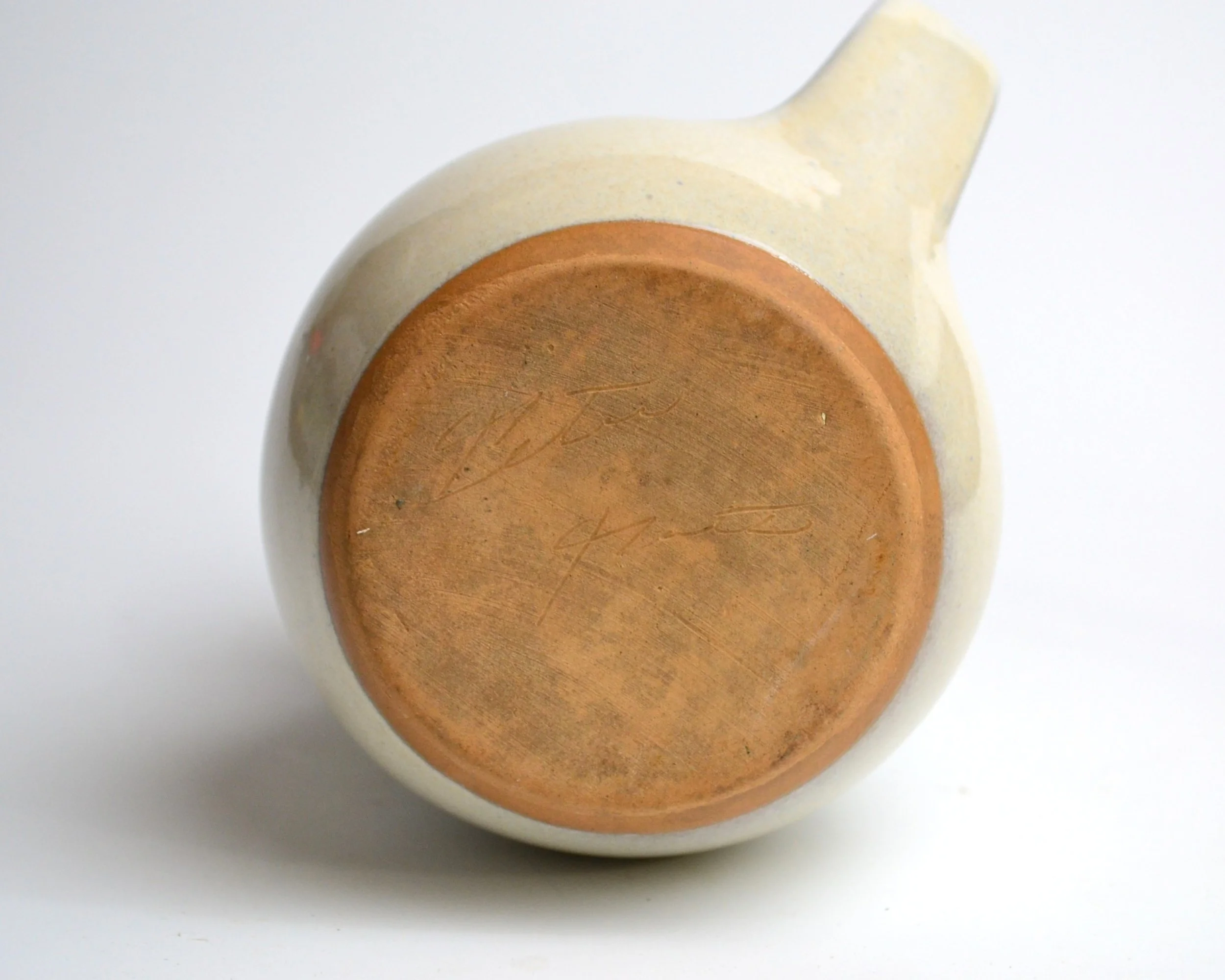 pint pitcher 1950s — peter pots pottery