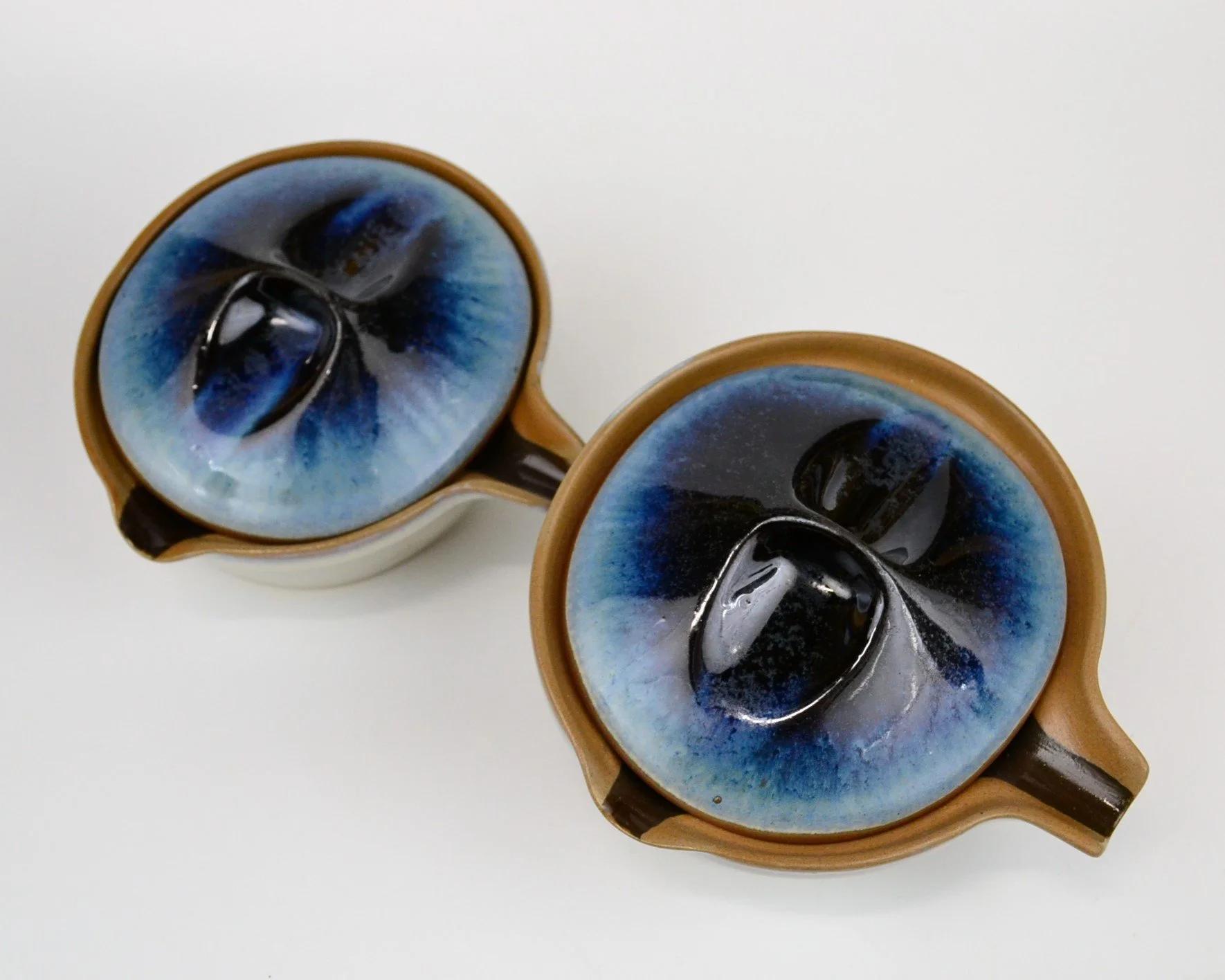 Individual Casseroles early 1960s — peter pots pottery