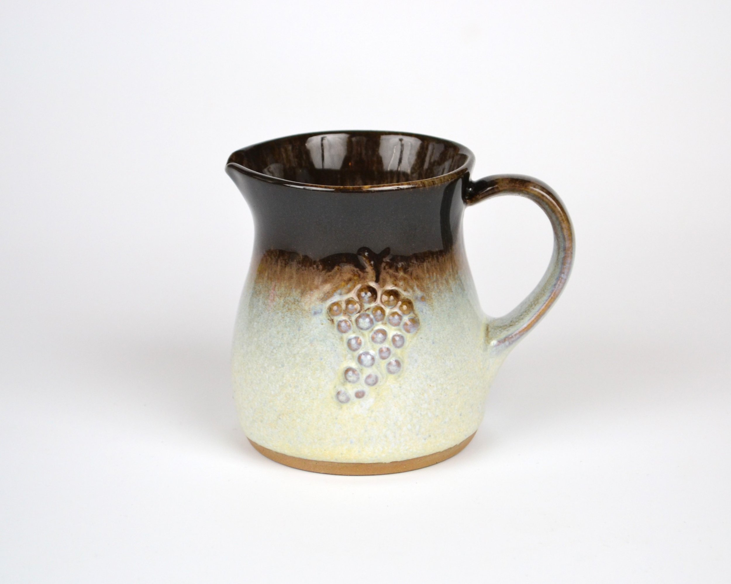 Gladding's Grapes Pitcher early 1960s — peter pots pottery