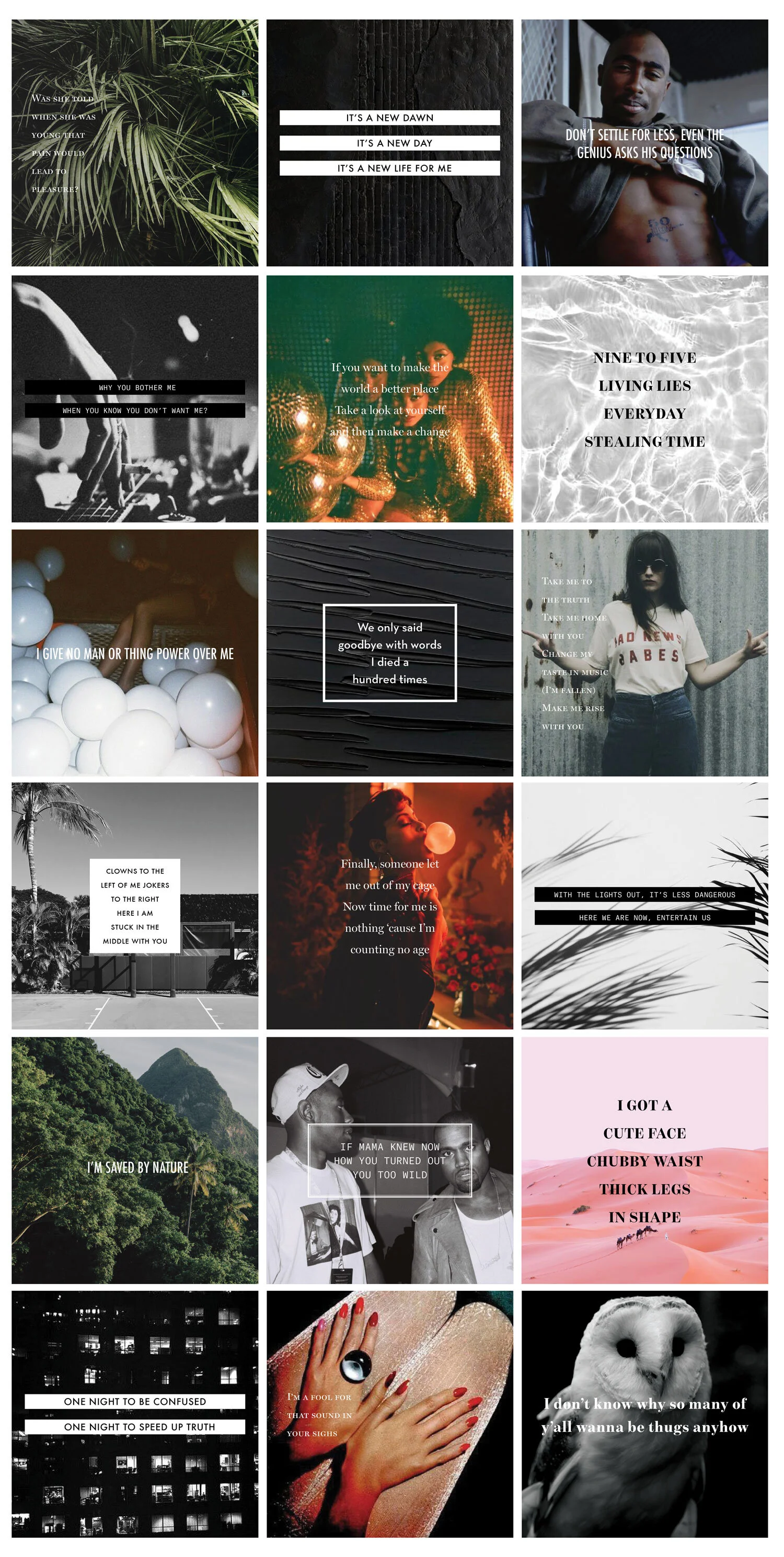 Collages Tumblr Layouts