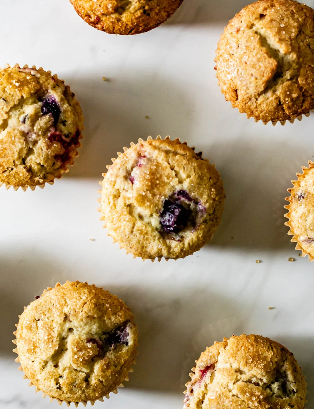 Lavender Wild Berry Muffins — Gathered At My Table - seasonal baking ...