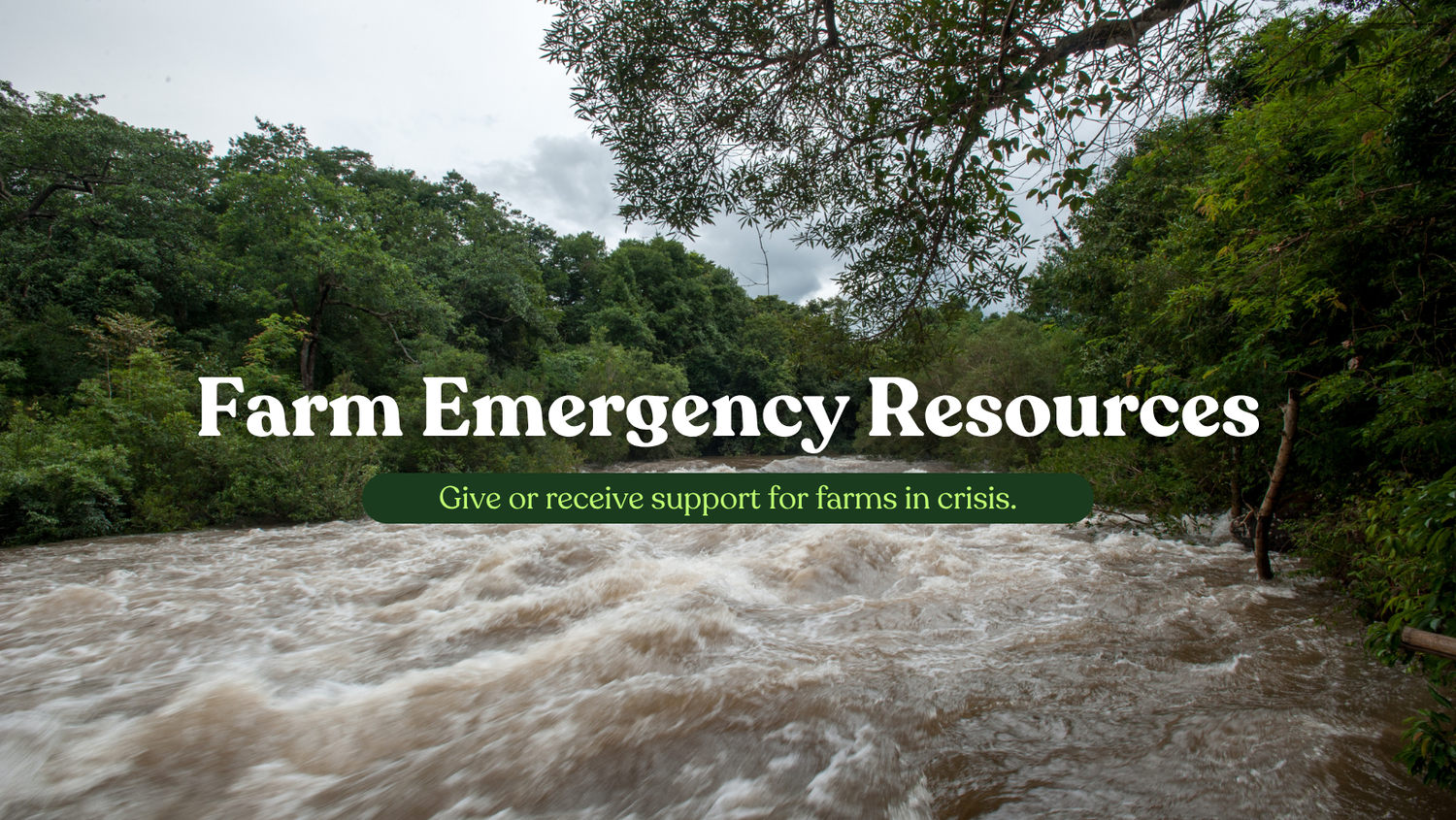 Farm Emergency Resources — Davidson County Local Food Network