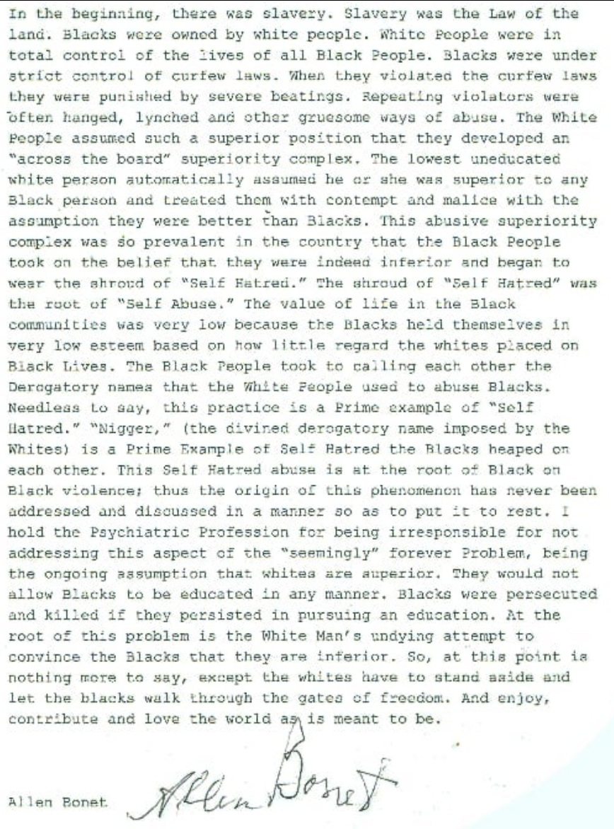 The Legacy of Racism and Slavery of America by Allen Bonet — Nerd ...