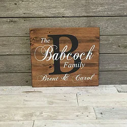 Wall Décor Home & Living Initial & Name sign etna.com.pe