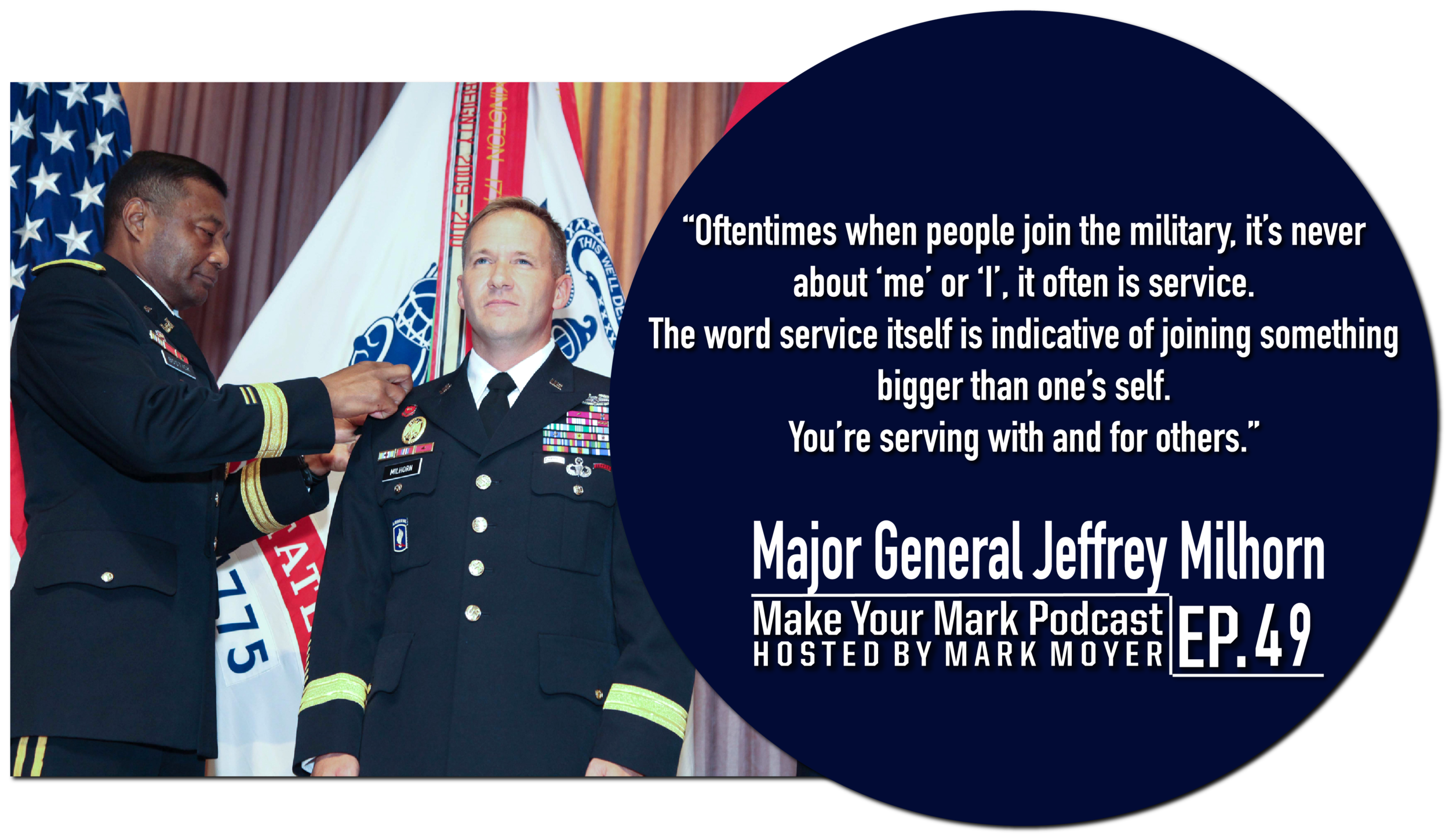 Major General Jeffrey Milhorn — Career & Business Coach | Mark Moyer ...