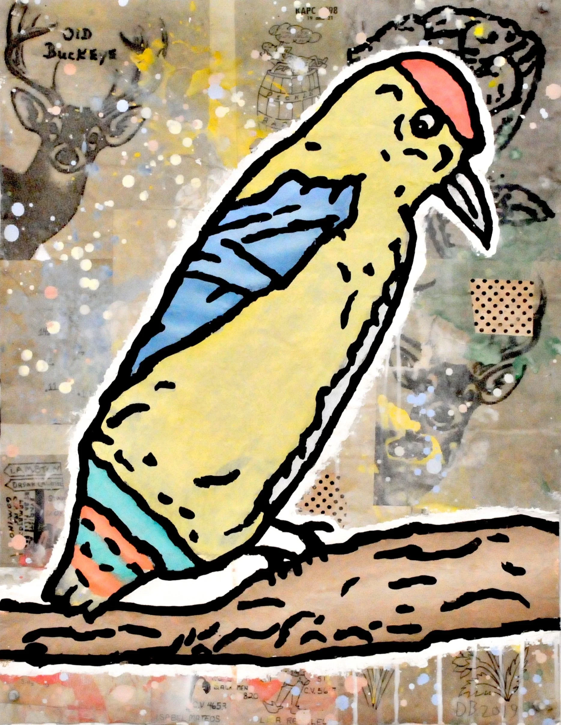 Donald Baechler - Works – ANNA BOHMAN GALLERY