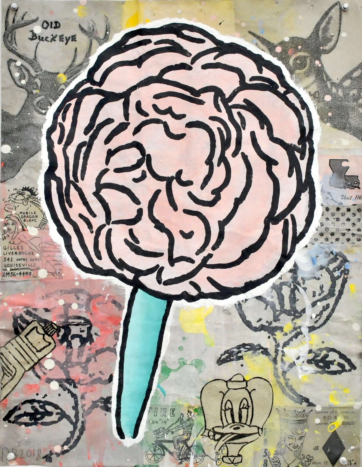 Donald Baechler - Works – ANNA BOHMAN GALLERY