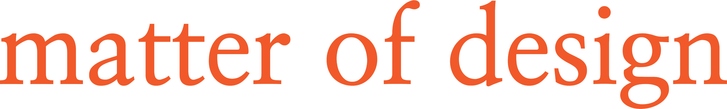 MOD: matter of design