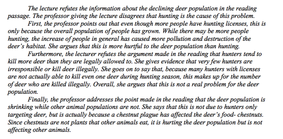 How to Teach TOEFL Writing Question 1 — TEFL Horizons