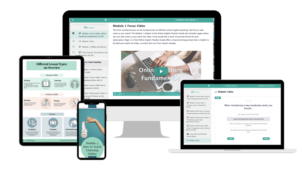 Free Guide to Lesson Frameworks — TEFL Horizons