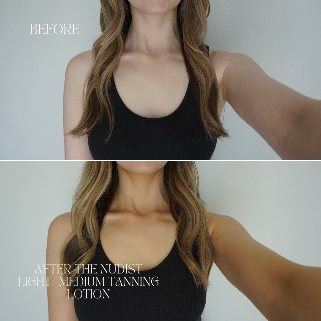 Undressed Tans The Nudist Light Medium Tanning Lotion Review Paige