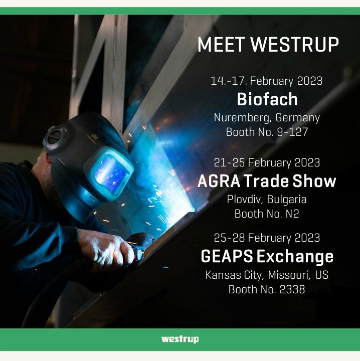 Meet Westrup in February — Westrup - seed cleaning equipment