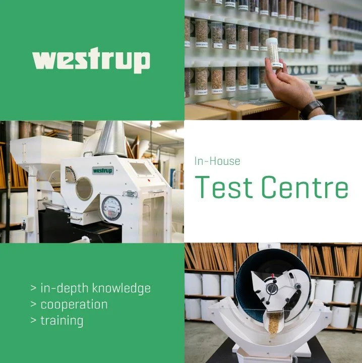 In Depth knowledge in our test center — Westrup - seed cleaning equipment