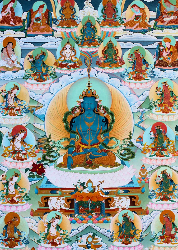 Buddha Akshobhya — Dechen Choekhor Mahavihara