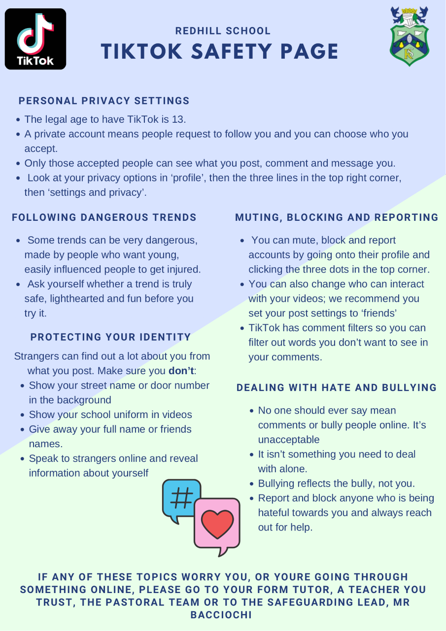 Online Safety and Mental Health — Redhill School