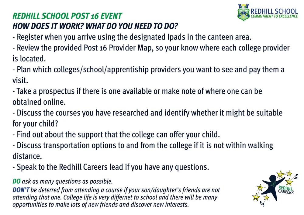 Redhill School Post 16 Event! — Redhill School