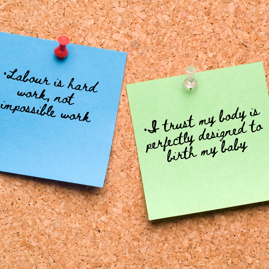 How to write a positive affirmation for labour and birth — Breathing ...