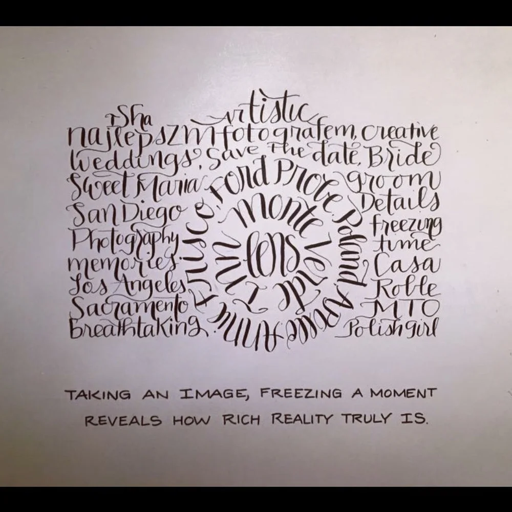 Calligraphy Word Art — The Calligraphy Girl