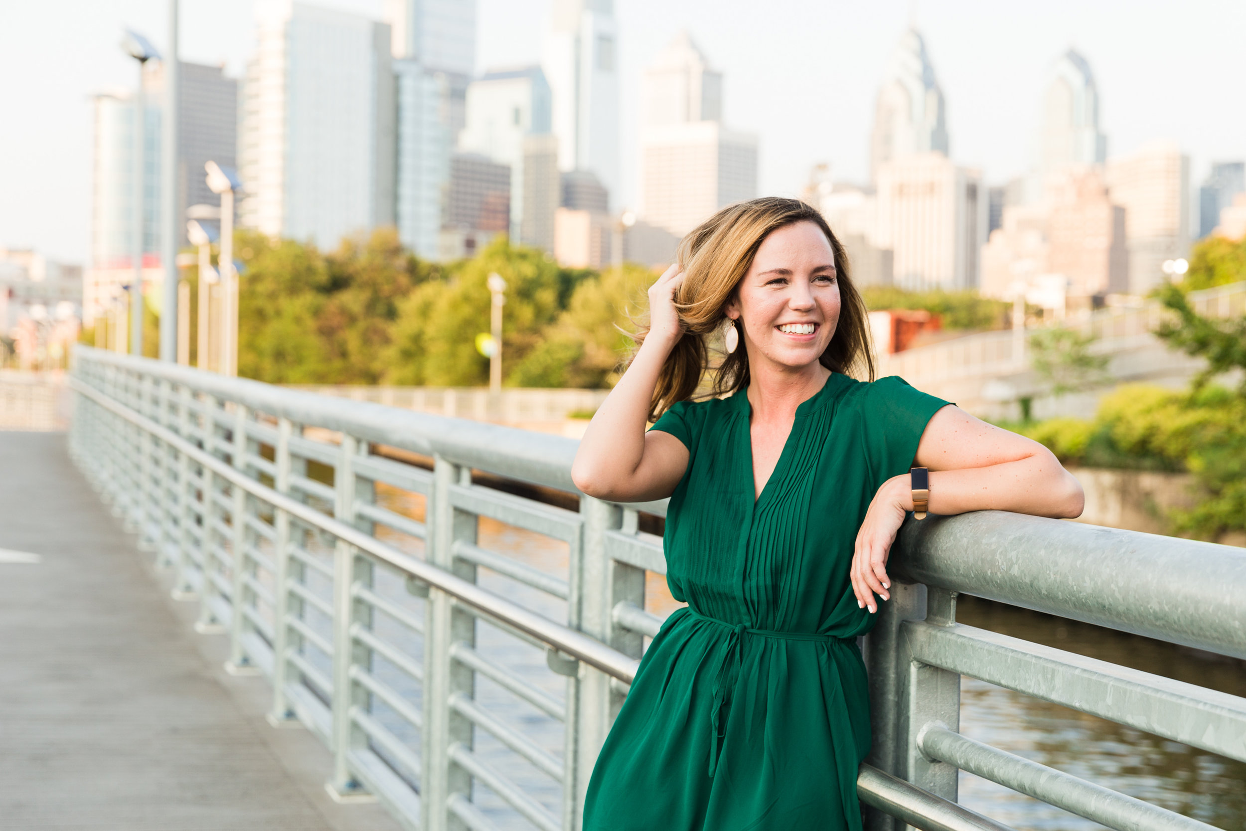 Philadelphia Skyline Portrait Photography — Paige Thatcher Photography