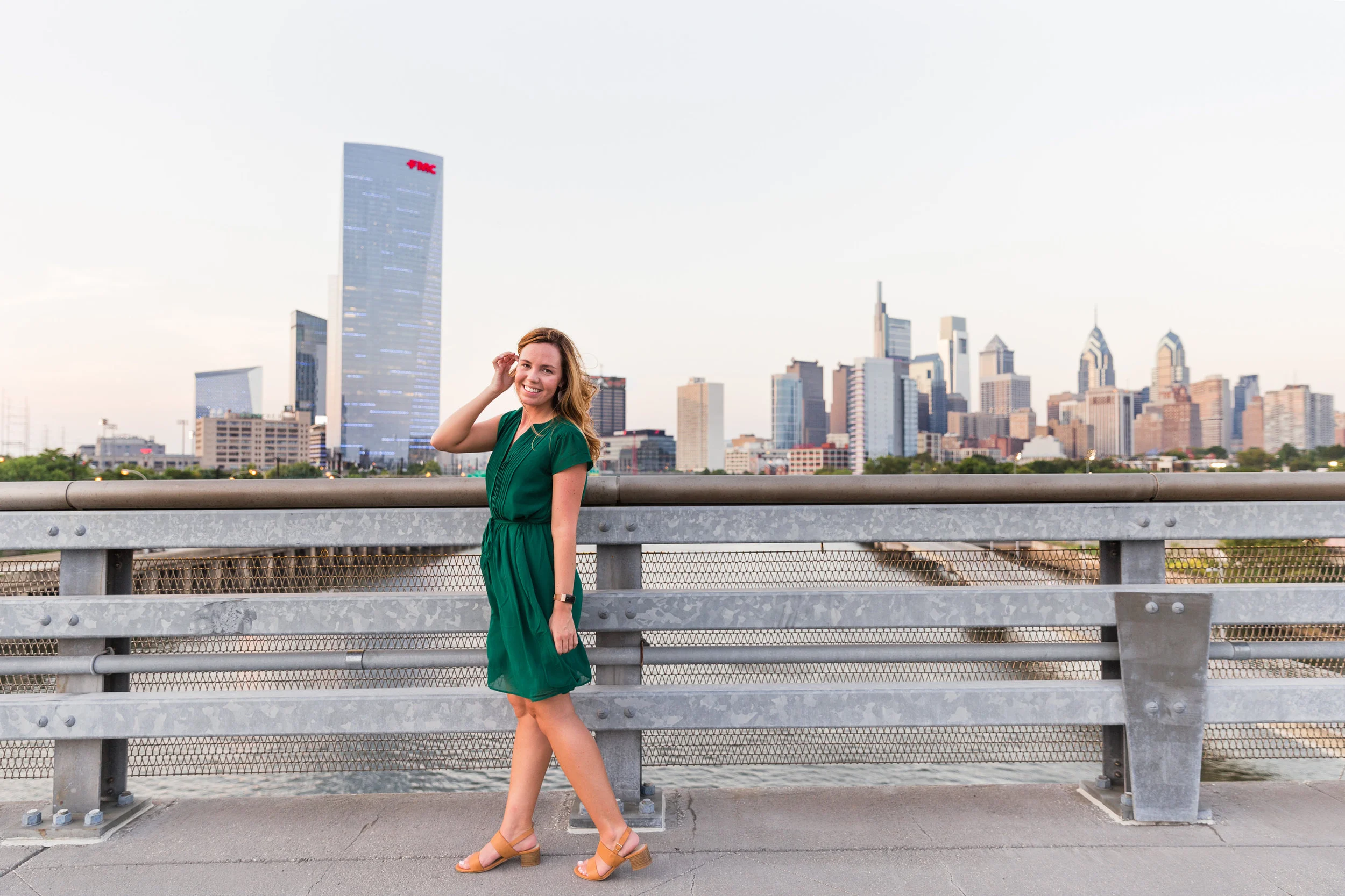 Philadelphia Skyline Portrait Photography — Paige Thatcher Photography