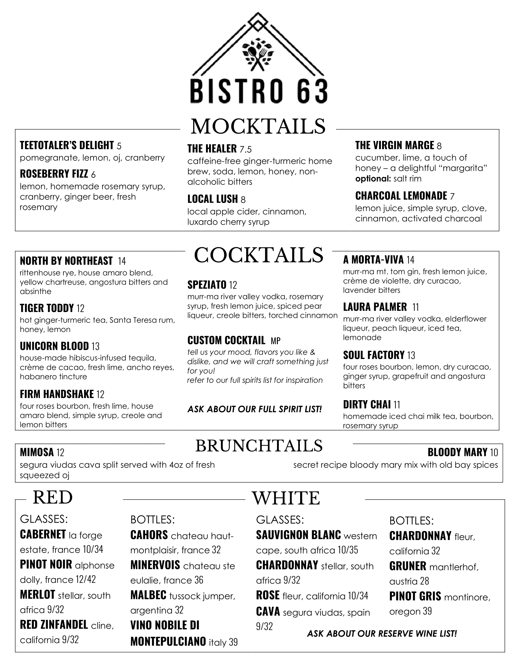 BISTRO 63