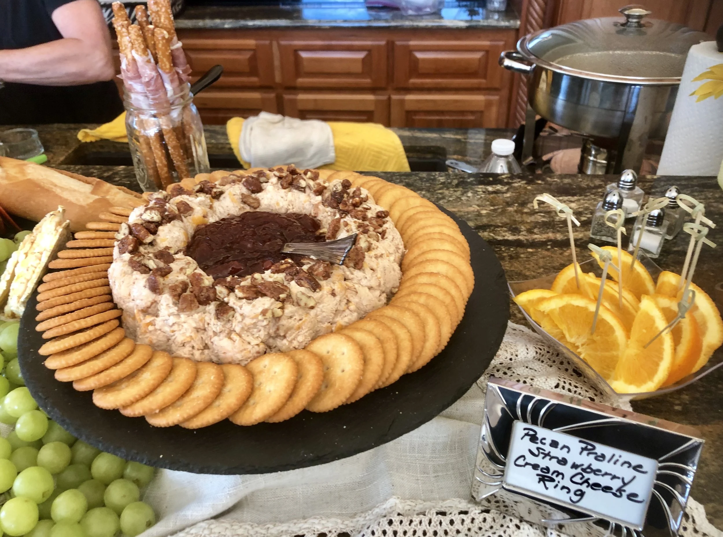 Recipe: Cheese Ring with Strawberry Preserves — Chef Jill Aker-Ray
