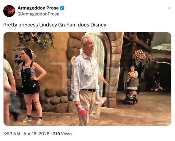 Lindsay Graham Took a Break from Iran Wargasm to Have a Gay Time at ...