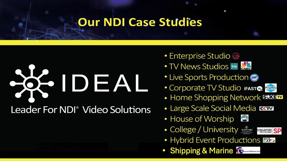 NDI Services — Video Production with NDI - Network Device Interface ...