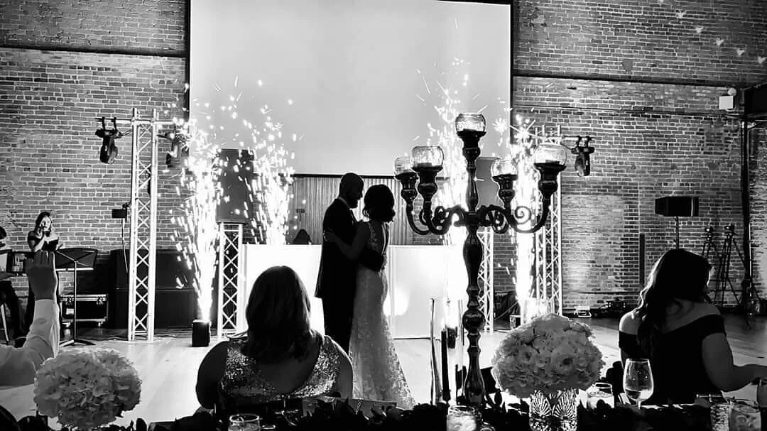 Indoor Cold Sparklers for Weddings in North Carolina
