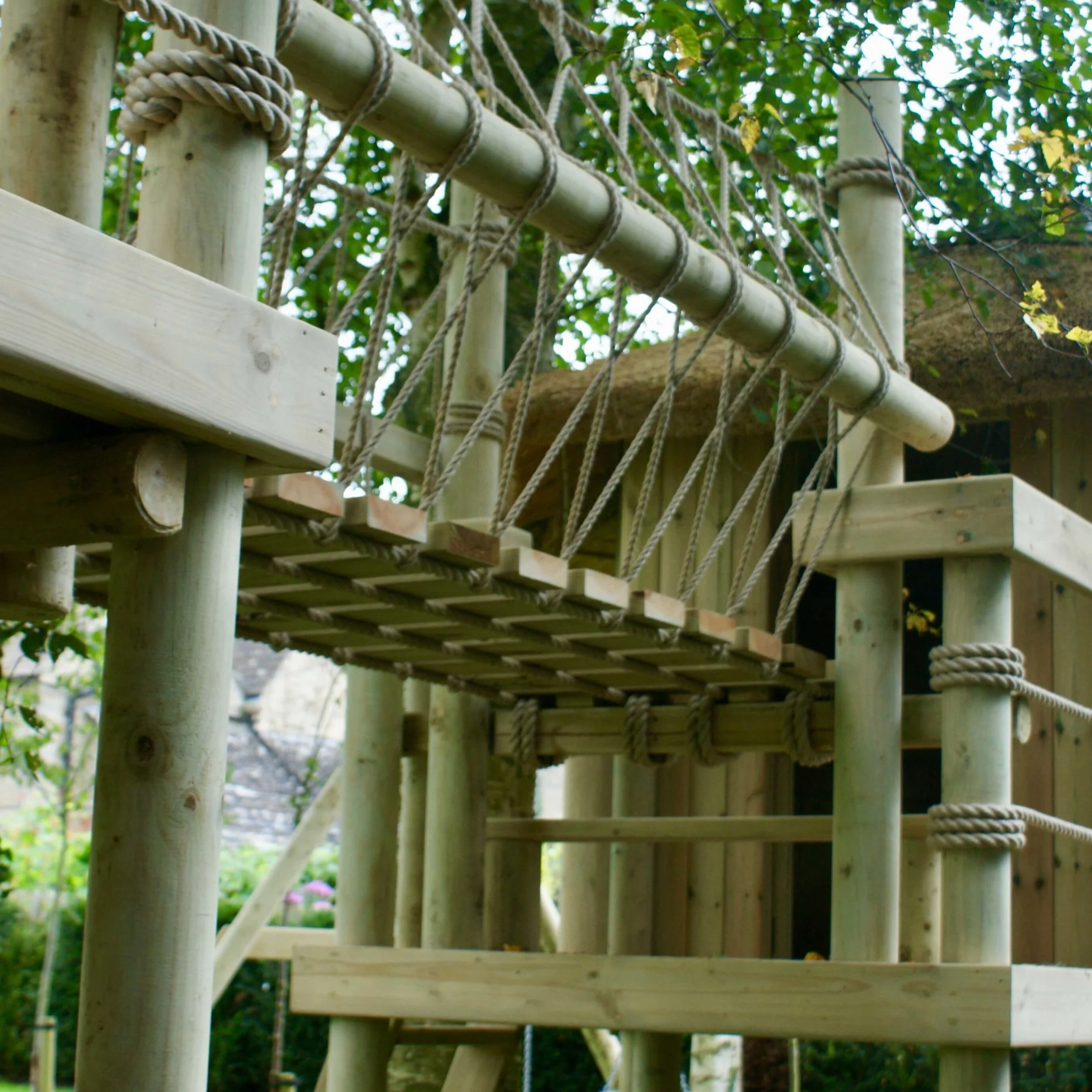Photos of Fixed-Beam Rope Bridges — Rope Bridge projects - UK and ...