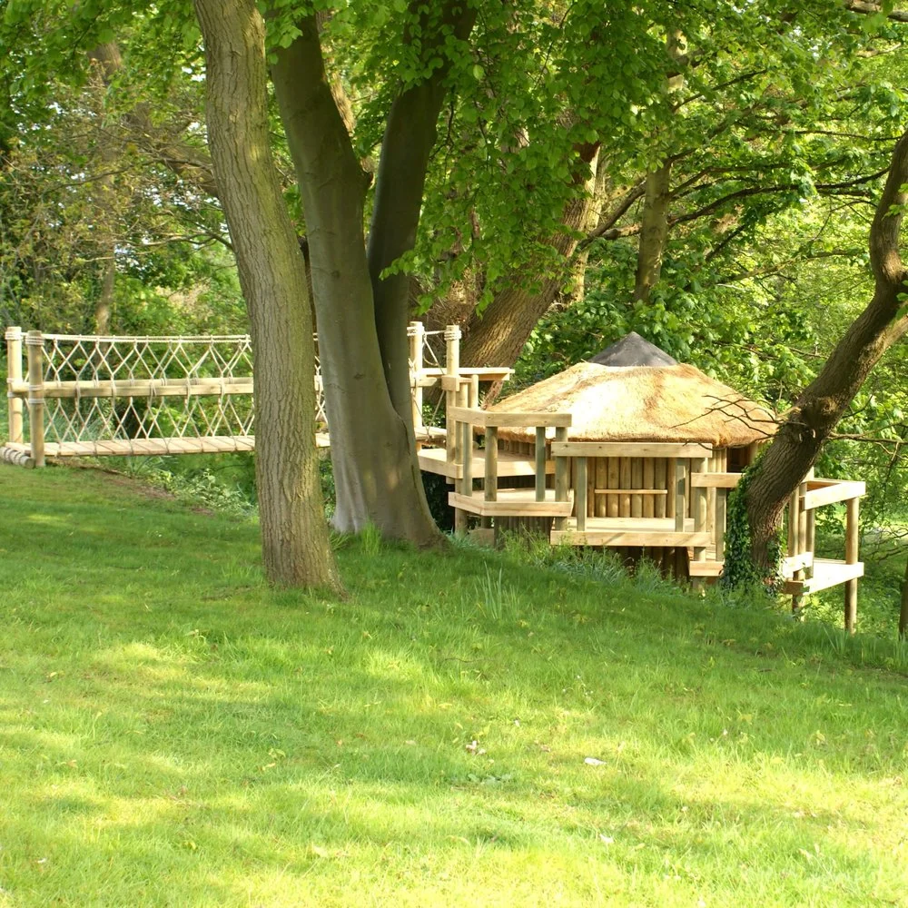 Adventure Treehouse Rope Bridge — Rope Bridge projects - UK and ...