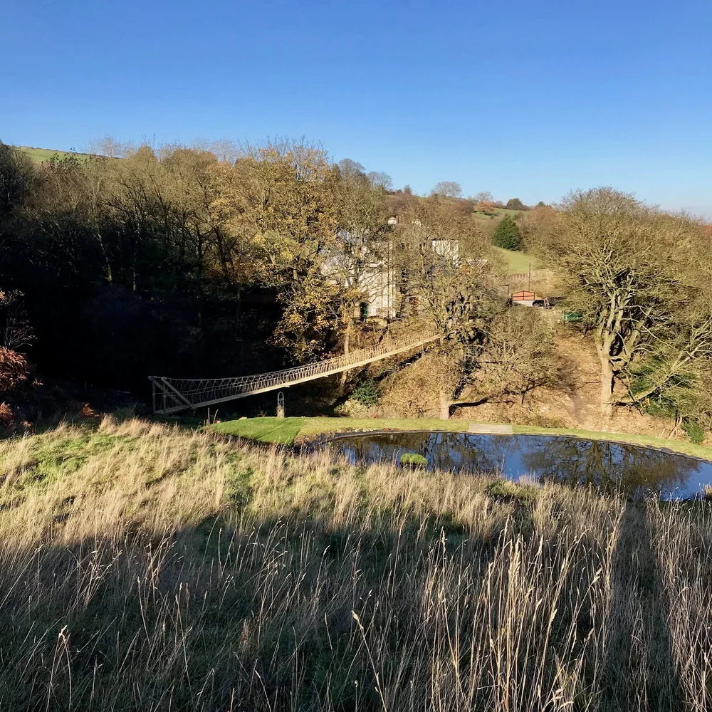 Suspended, Fixed-Beam and Log Rope Bridge types across rivers, lakes ...
