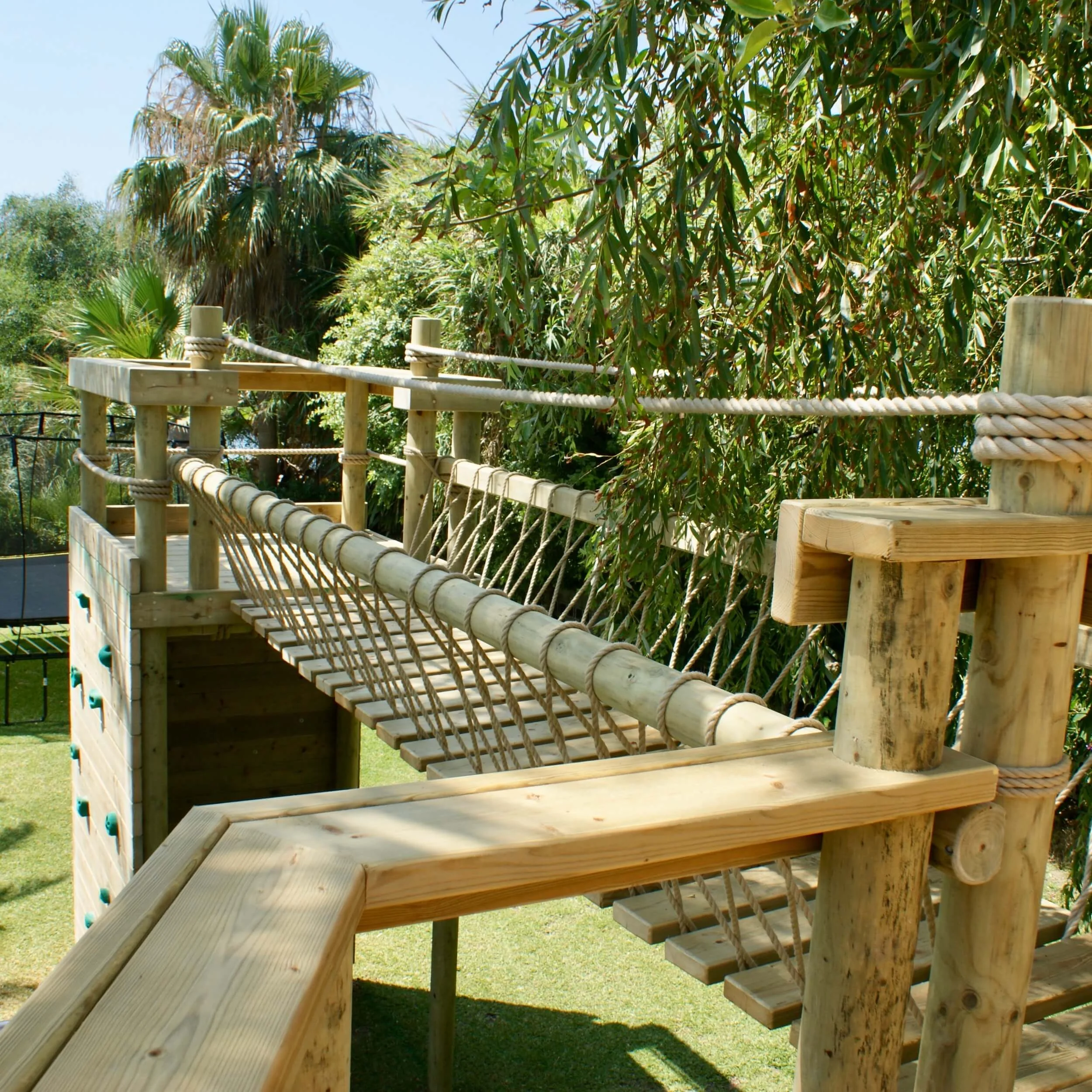 Rope Bridge projects - UK and Worldwide - Design and Install