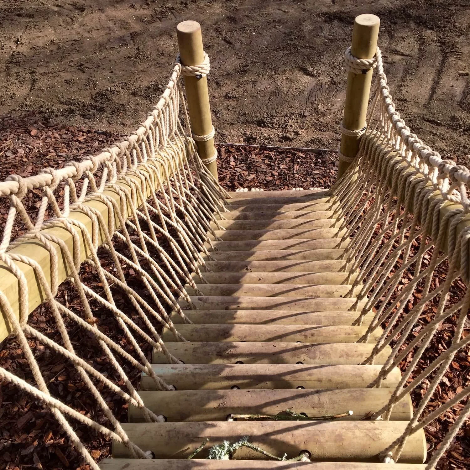 Photos of Log Rope Bridge projects — Rope Bridge Projects - UK and ...