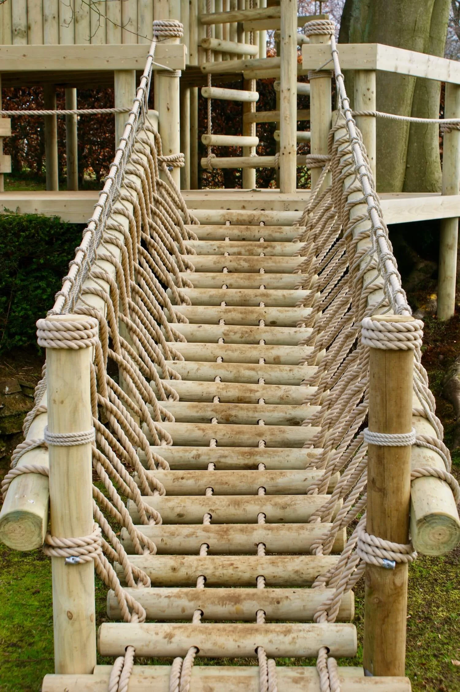 Photos of Log Rope Bridge projects — Rope Bridge Projects - UK and ...