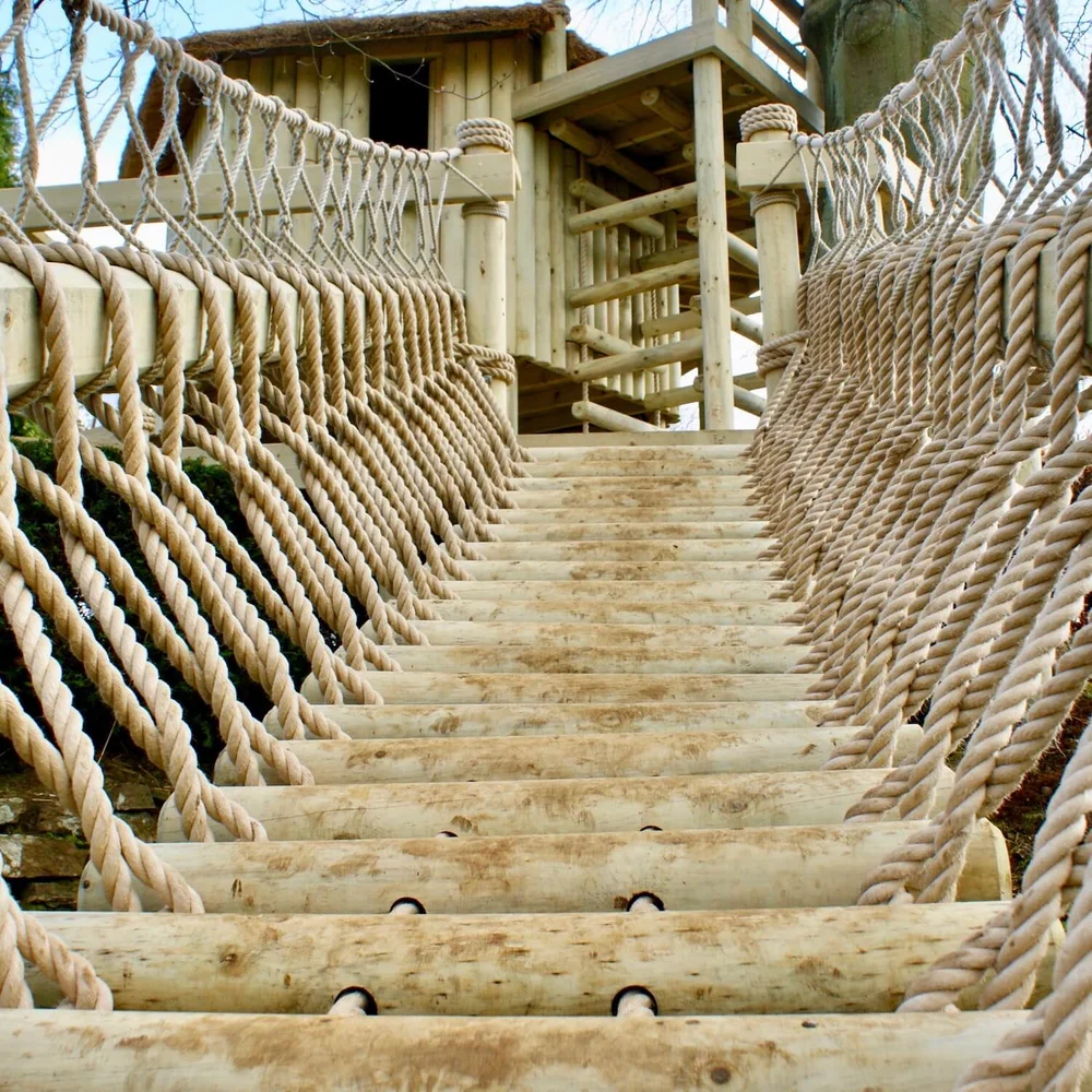 Photos of Log Rope Bridge projects — Rope Bridge Projects - UK and ...