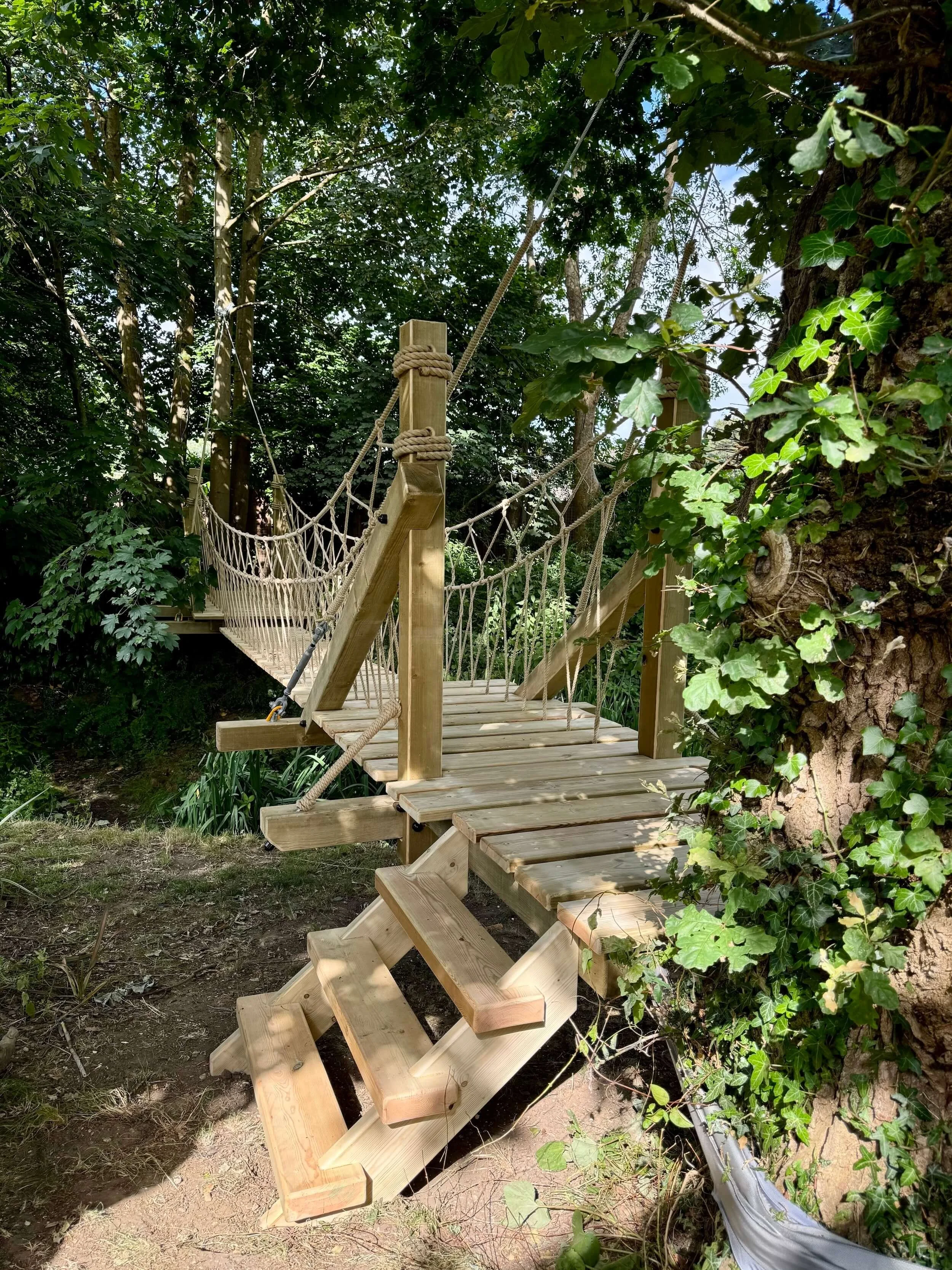 Rope Bridge Projects - UK and Worldwide - Design and Install