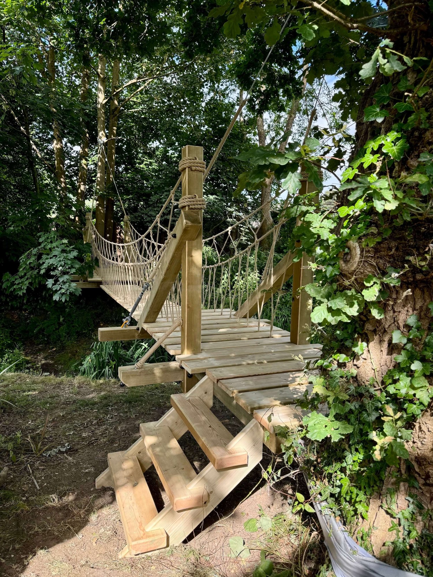 Rope Bridge Projects - UK and Worldwide - Design and Install