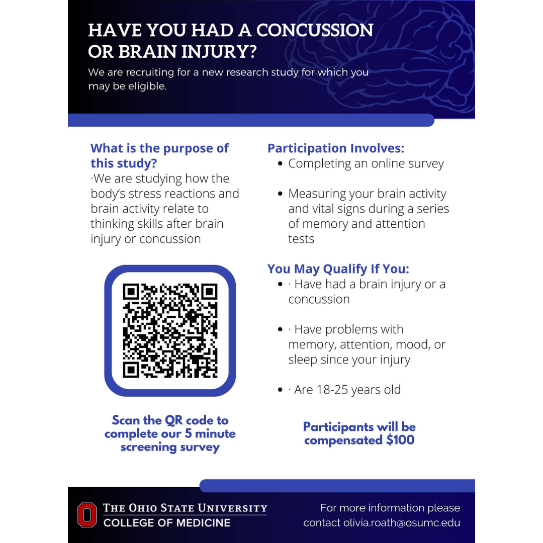 Current Research Opportunities — The Brain Injury Association of Ohio