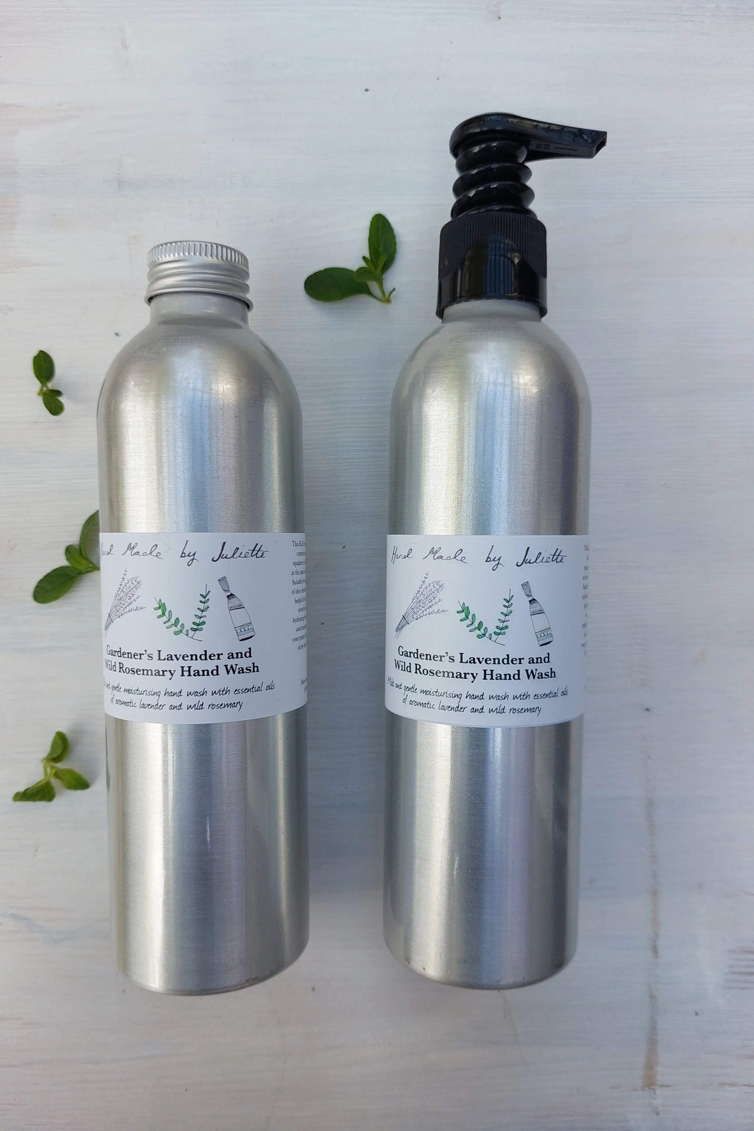 Gardener's Lavender and Wild Rosemary Handwash with Eco Pump 225ml ...