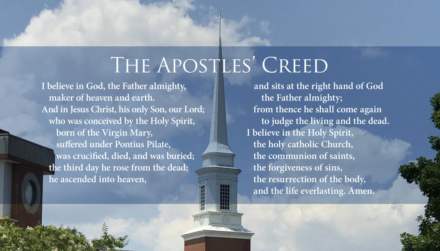 What We Believe — Hunter Street Baptist Church