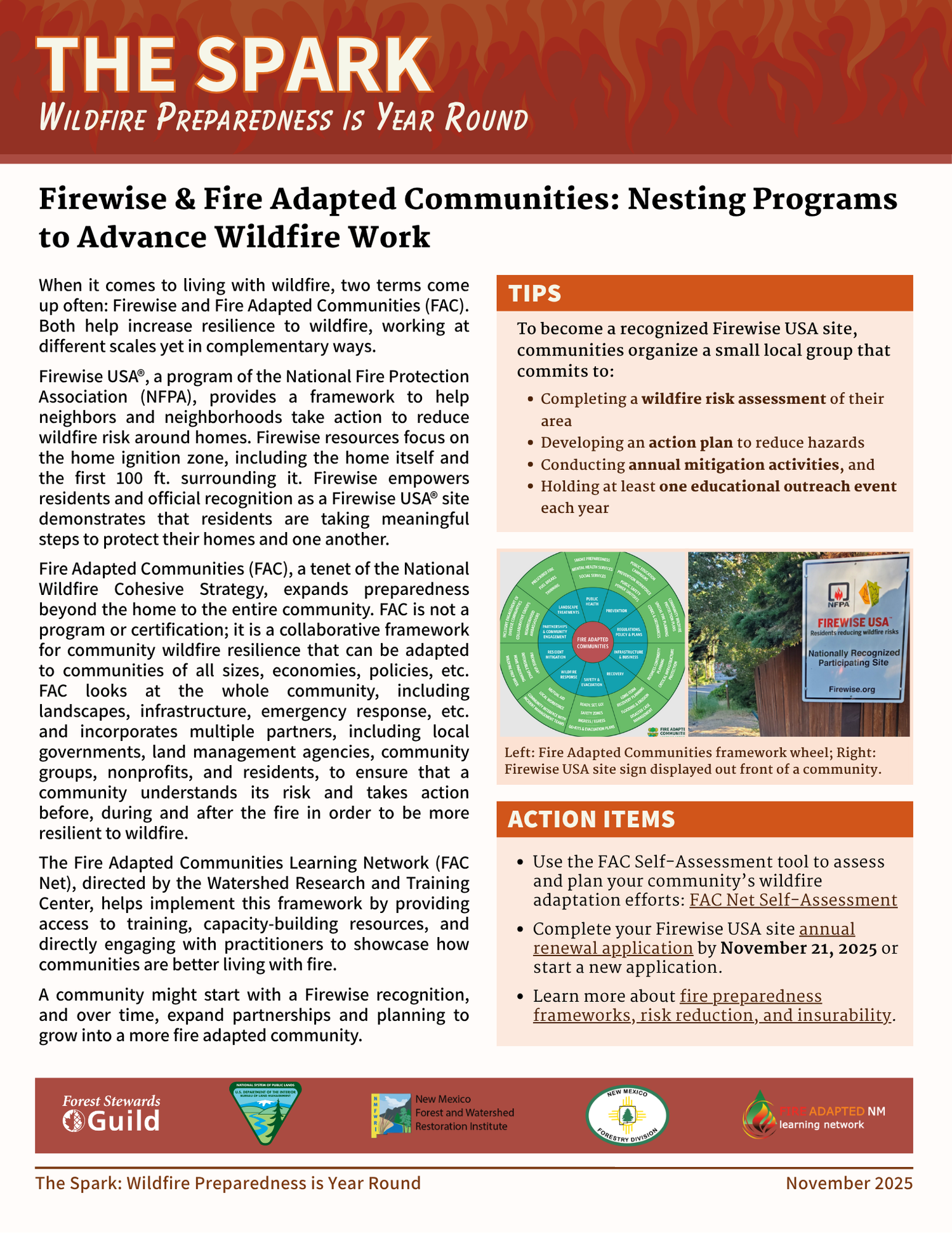 The Spark: Wildfire Preparedness is Year Round — Fire Adapted NM