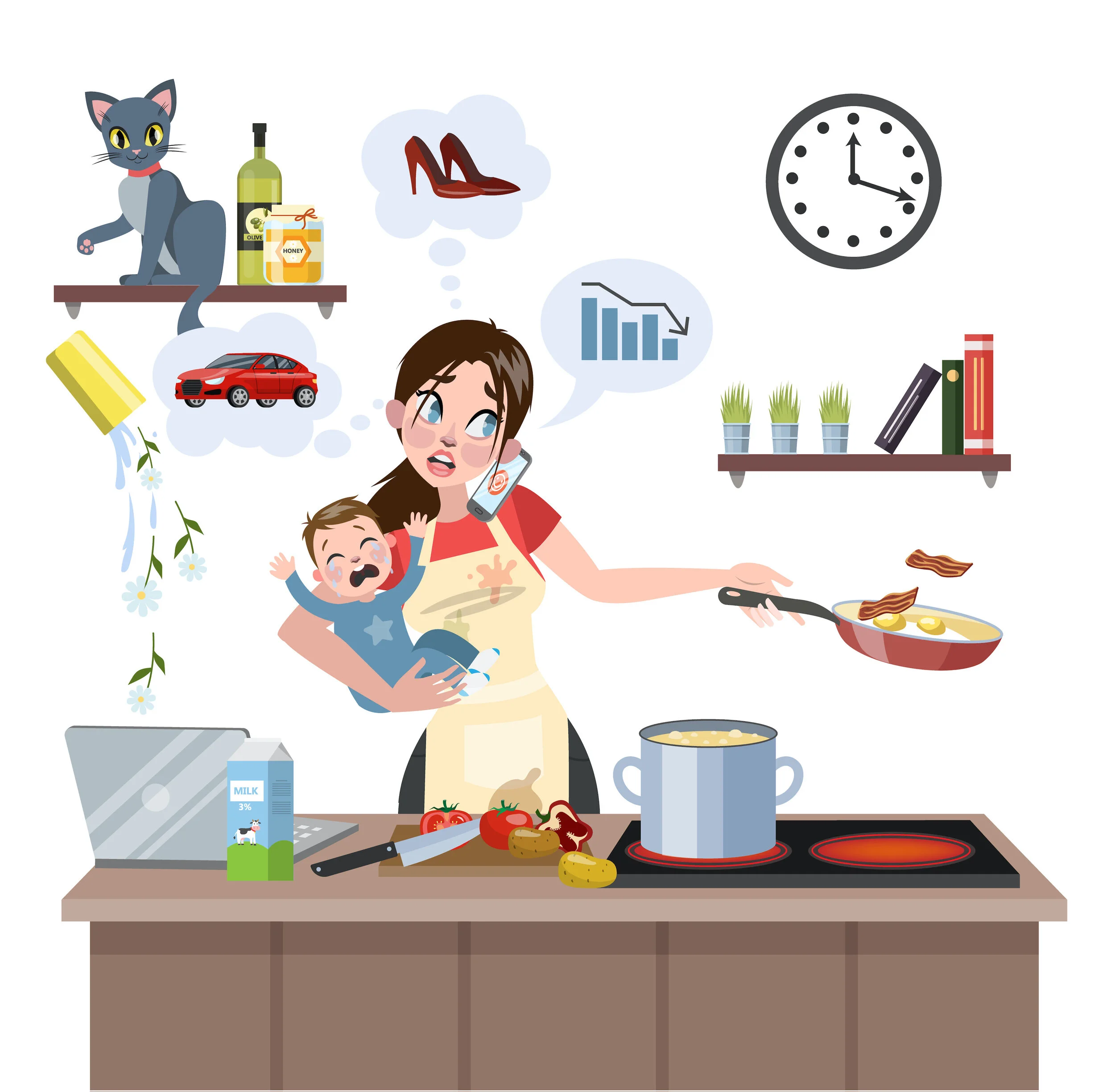 Nurturing Mother Clipart