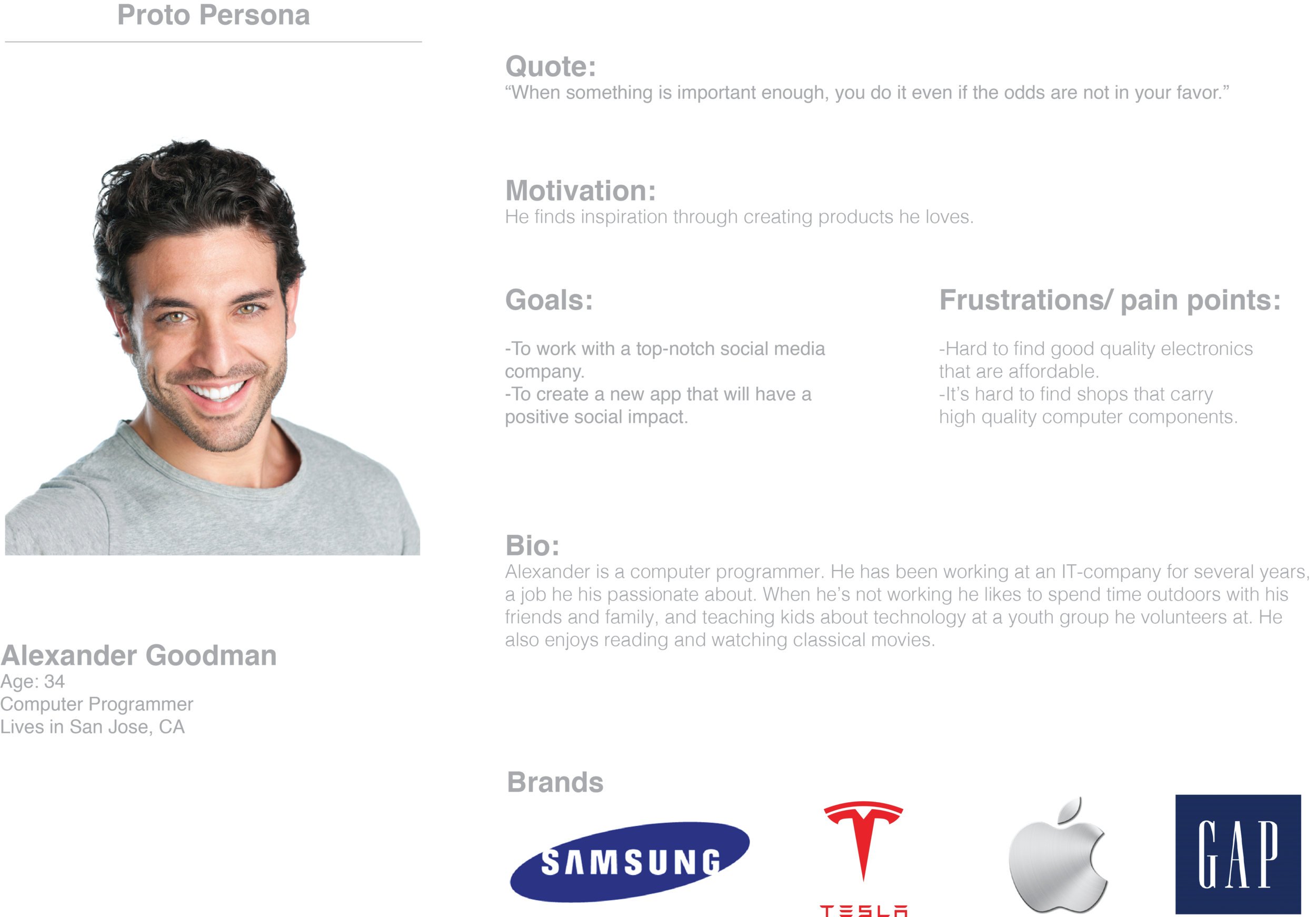 Fry's Proto Persona & Journey Mapping — PSM Designs