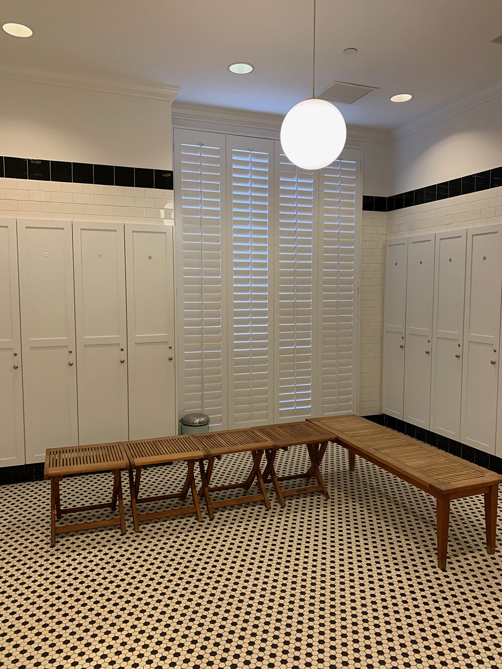 Luxury Spa Locker Room