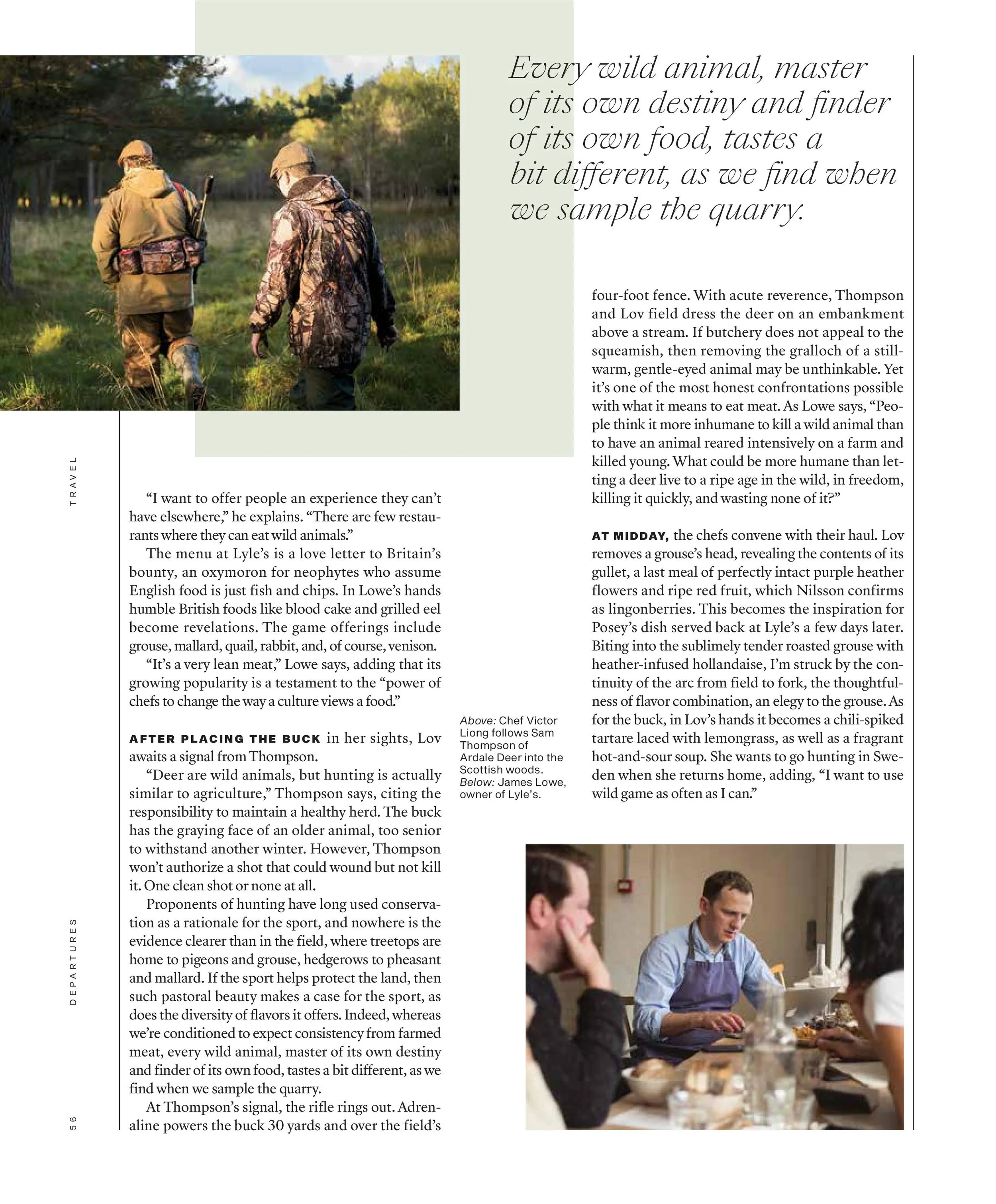 Departures, September 2018: "For the Love of the Game"—James Lowe of ...