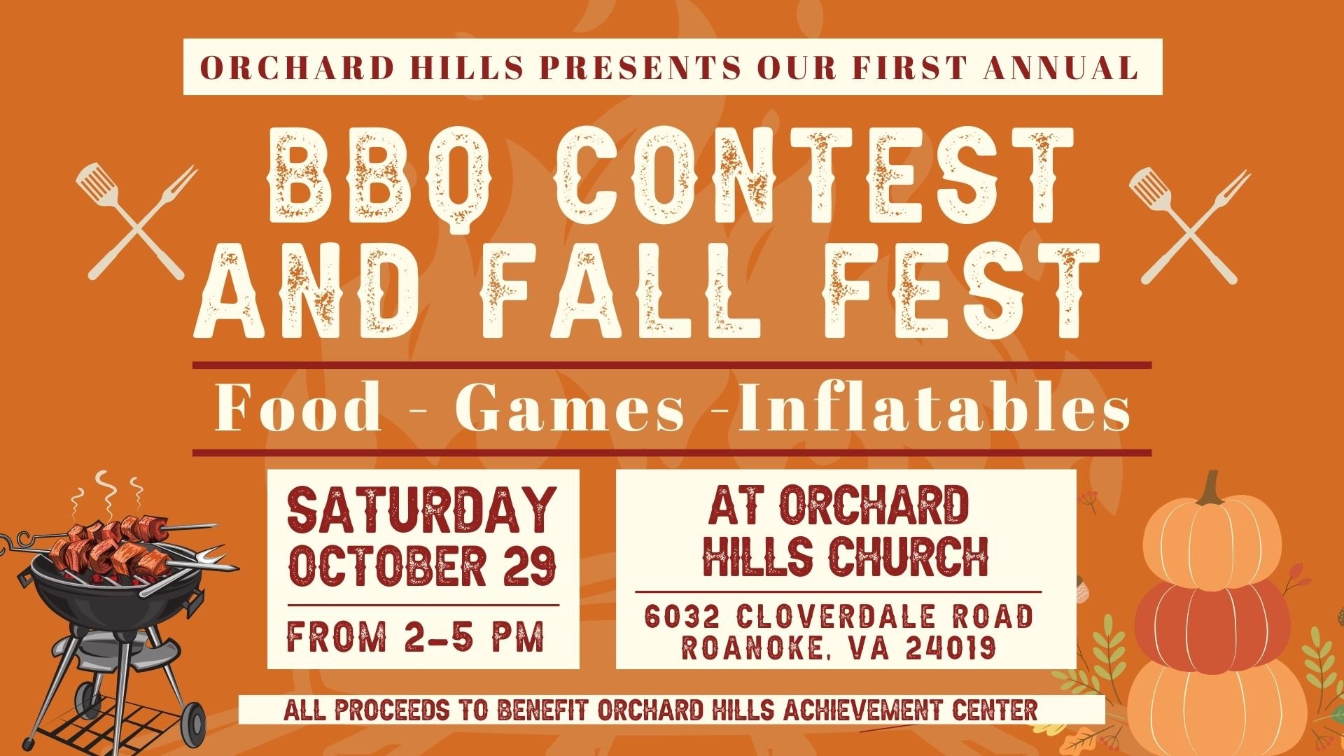 OHAC BBQ Competition and Fall Festival — Orchard Hills Church