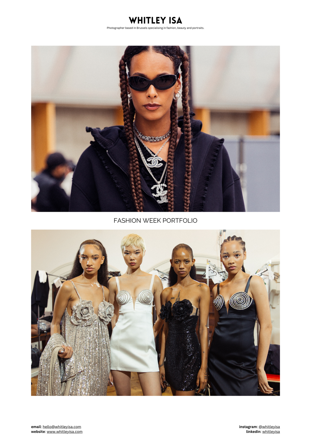 Fashion Week Portfolio — Whitley Isa | Editorial & Commercial Portrait ...