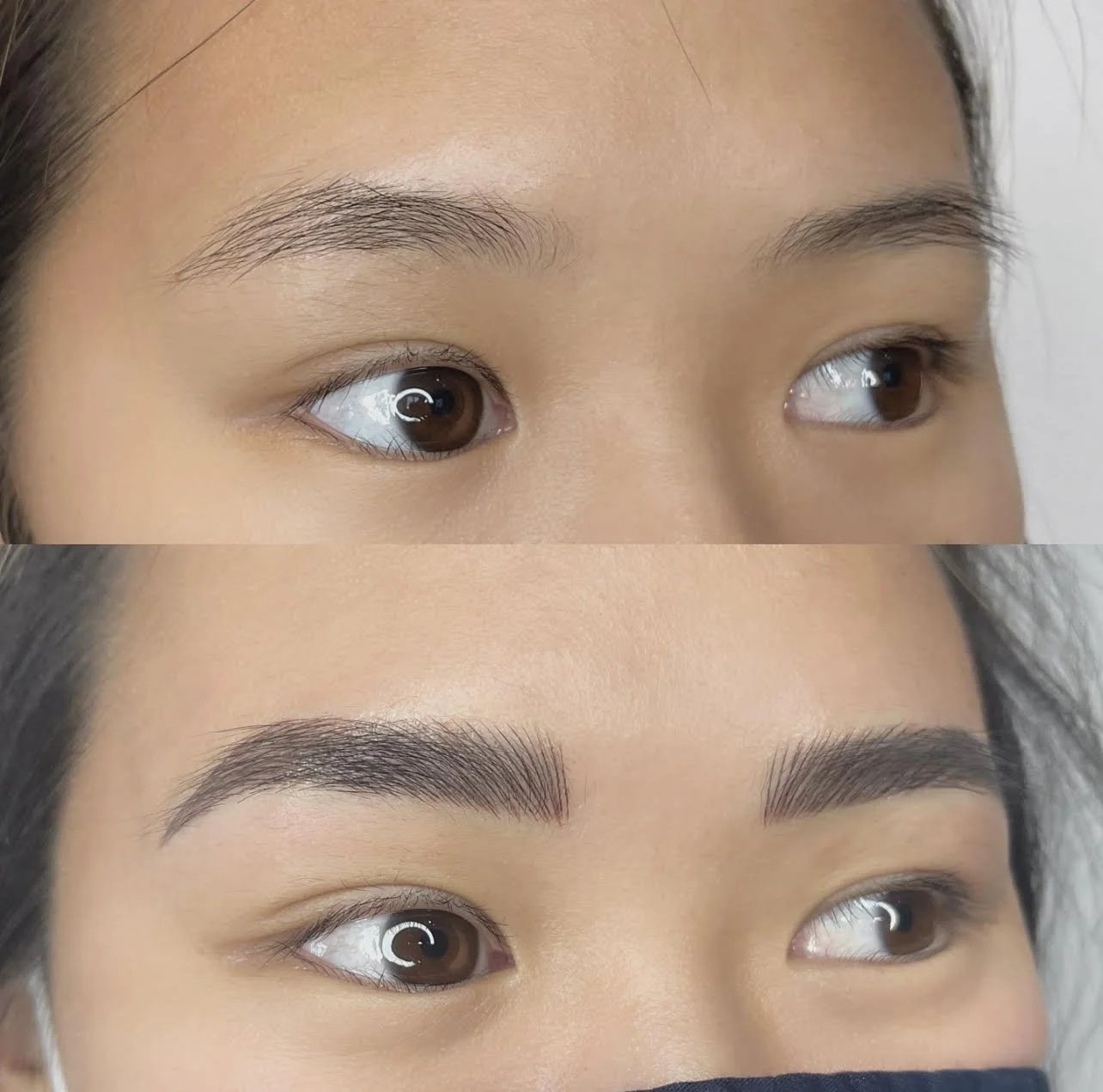 Asian Eyebrow Tinting Before And After