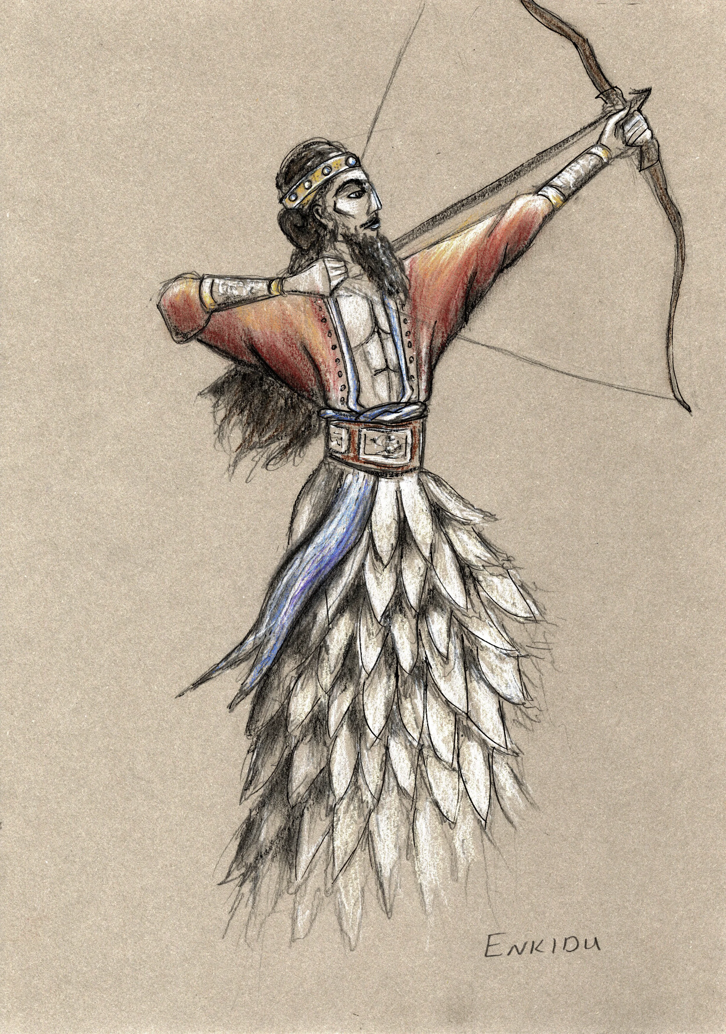 Enkidu Drawing